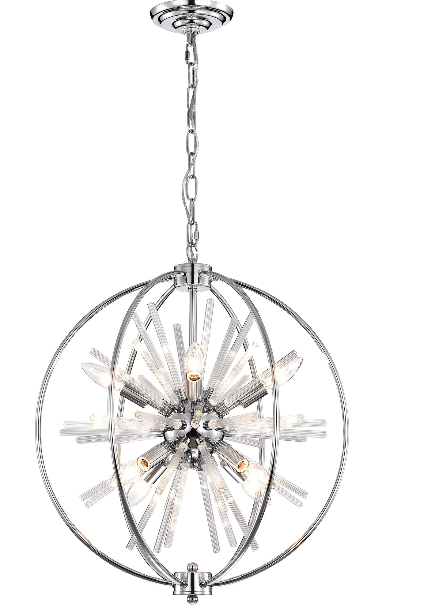 Mercer41 Hucksley 8 - Light Globe Chandelier | Wayfair