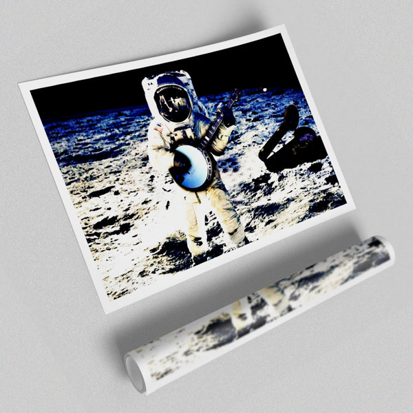 East Urban Home Space Banjo Universe Print Poster - No Frame Art Prints ...