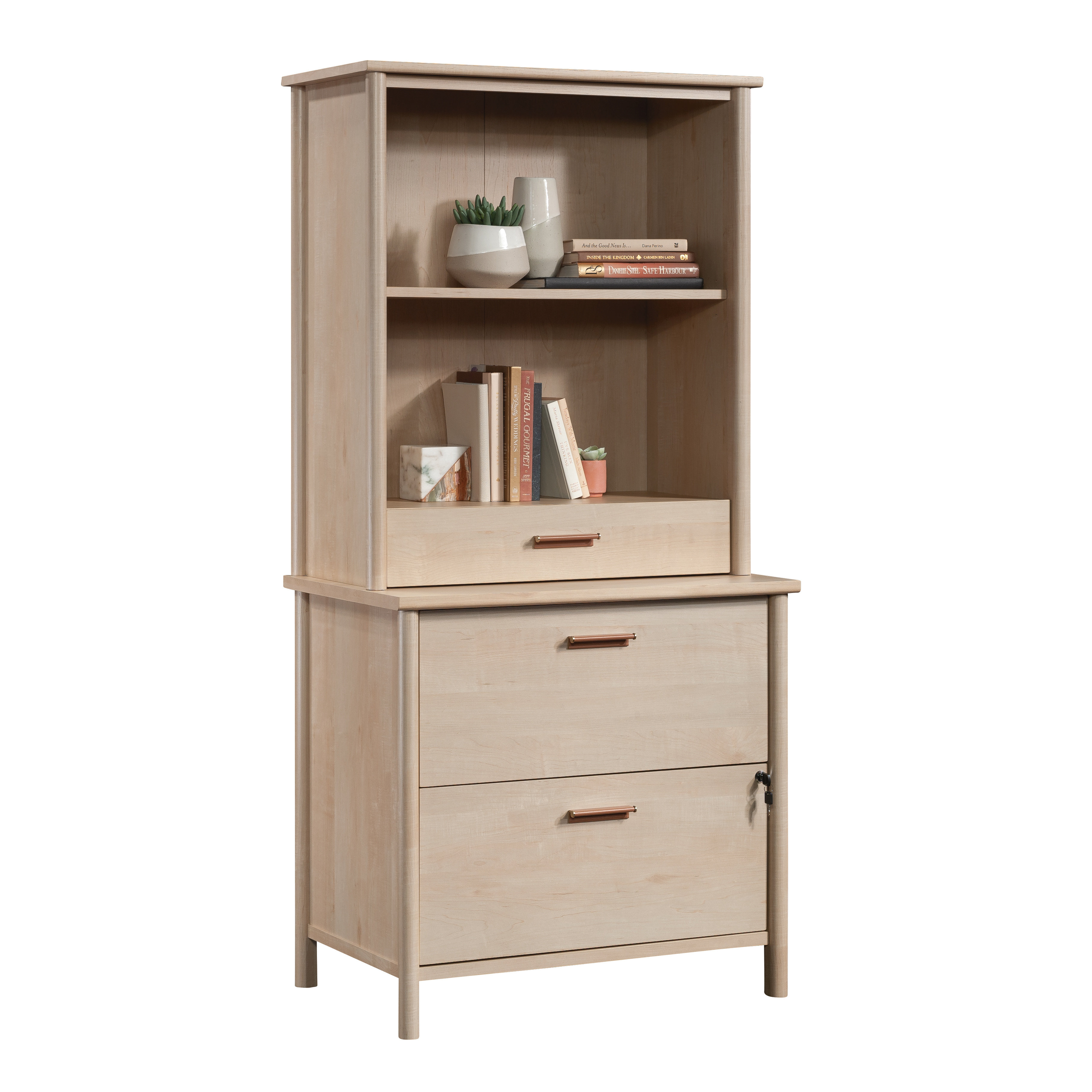 Latitude Run® Demby 36.25'' H x 31.5'' W x 15.5'' D Library Hutch | Wayfair