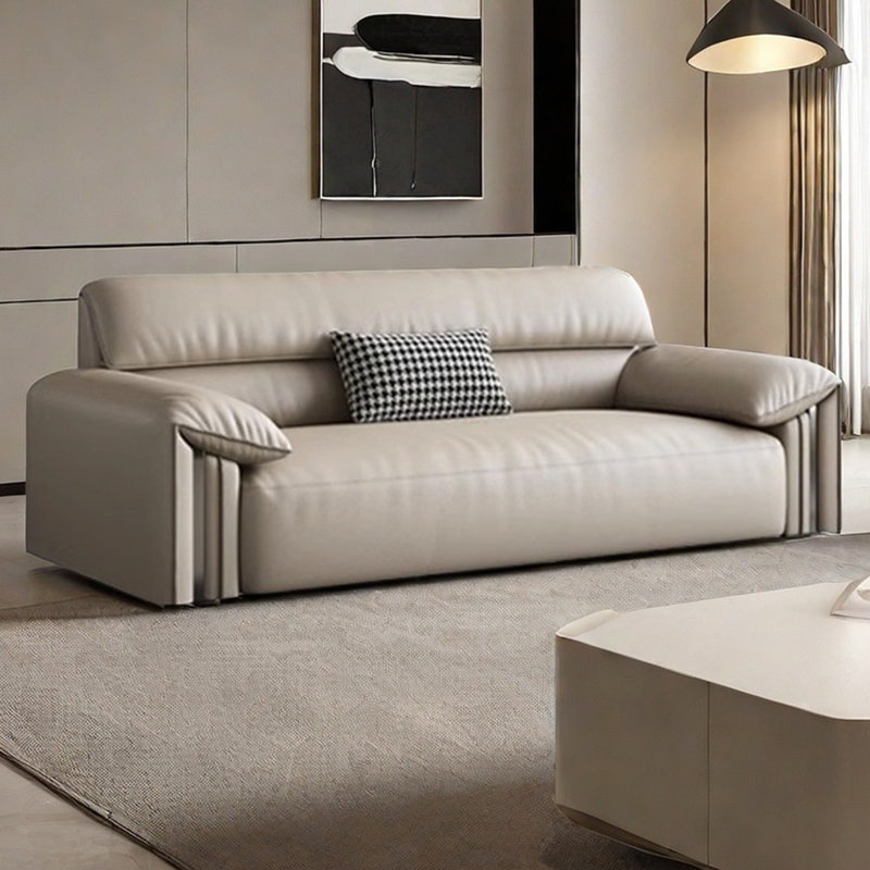 hennahome Italian straight row elephant ear sofa. | Wayfair