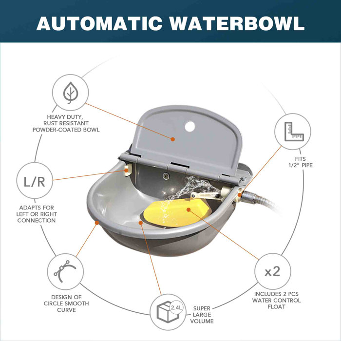 PET GAZEBO Auto Waterer With Extra Float & Reviews | Wayfair