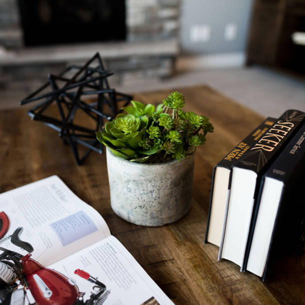 Studio A Travertine Cube Riser-Sm & Reviews | Wayfair