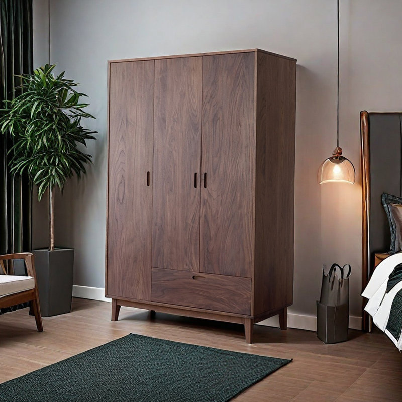 Parttlion European country style retro wardrobe | Wayfair