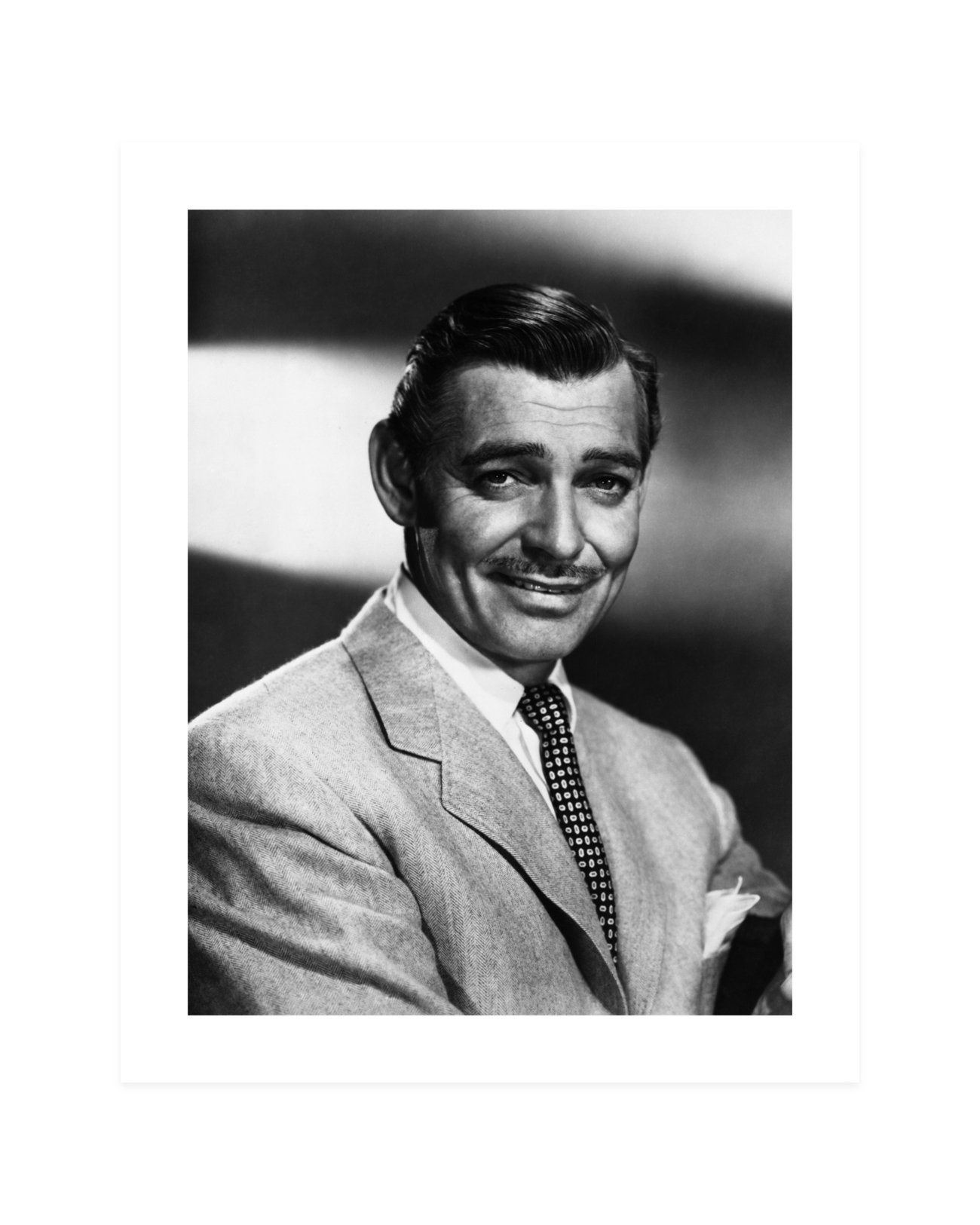 Globe Photos Entertainment & Media Portrait of Smiling Clark Gable ...