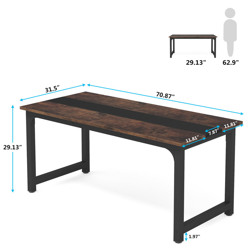 Latitude Run® Montserat Desk & Reviews | Wayfair