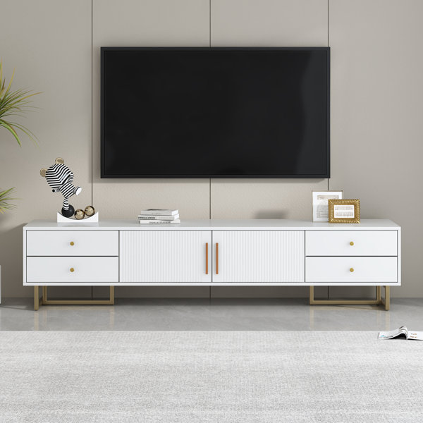 red chair TV Stand 70.9'' Media Console | Wayfair