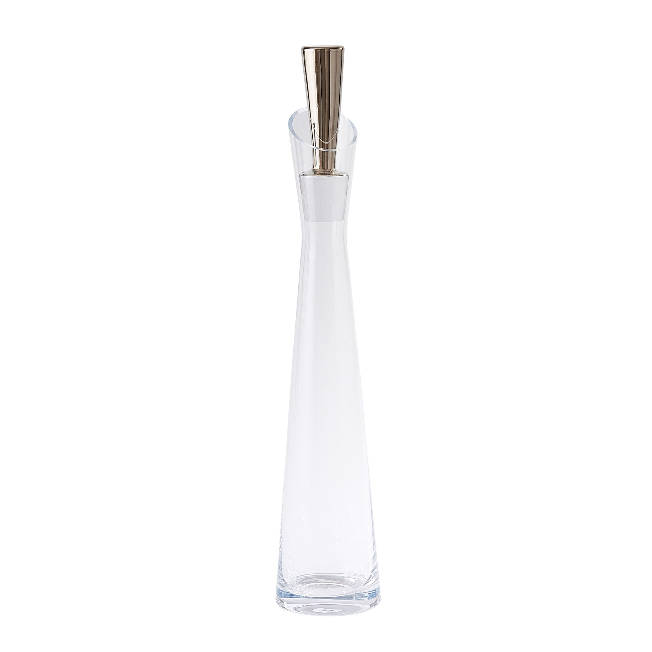Global Views Slant Decanter-Platinum-Med | Perigold