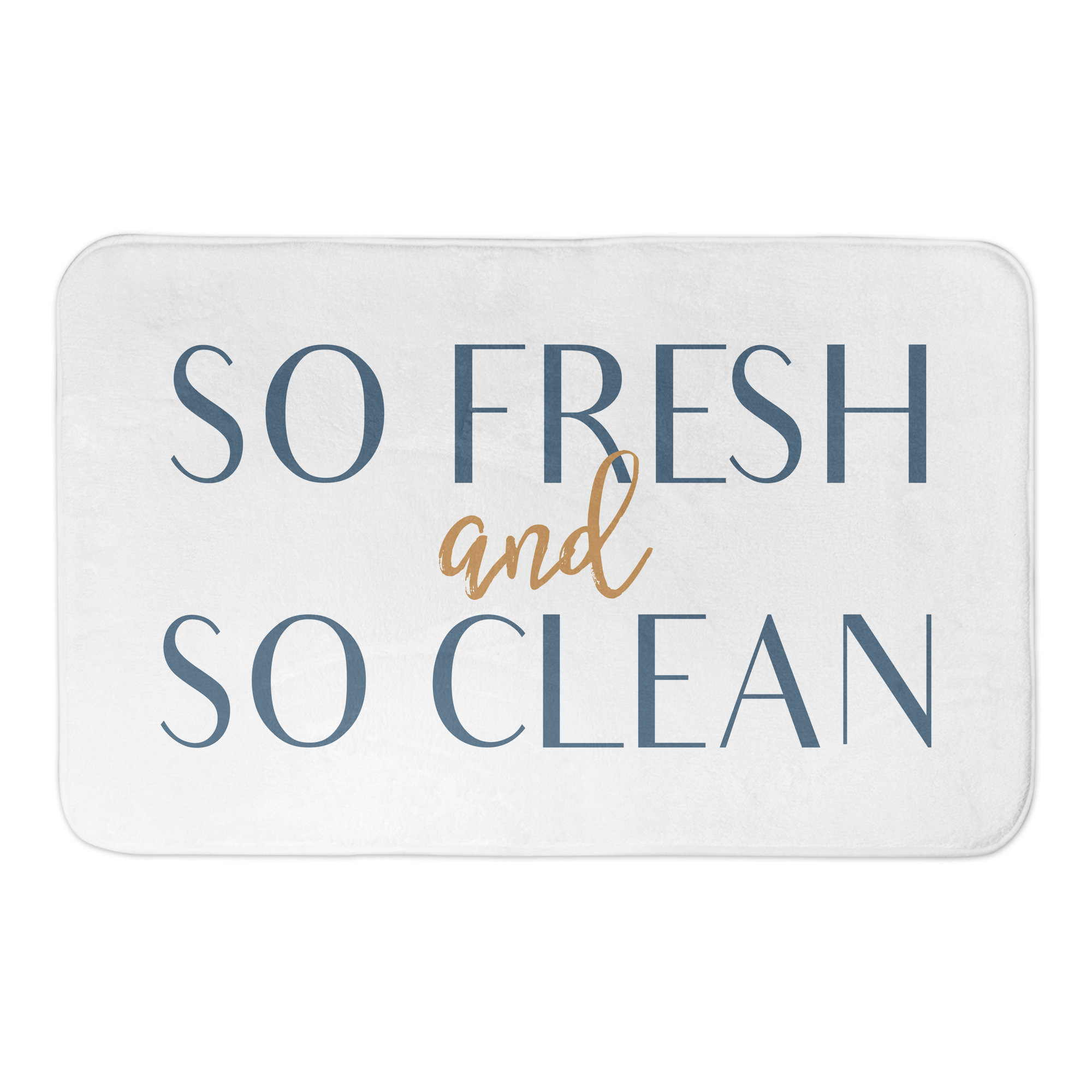 Trule Reith So Fresh and So Clean Bath Mat | Wayfair