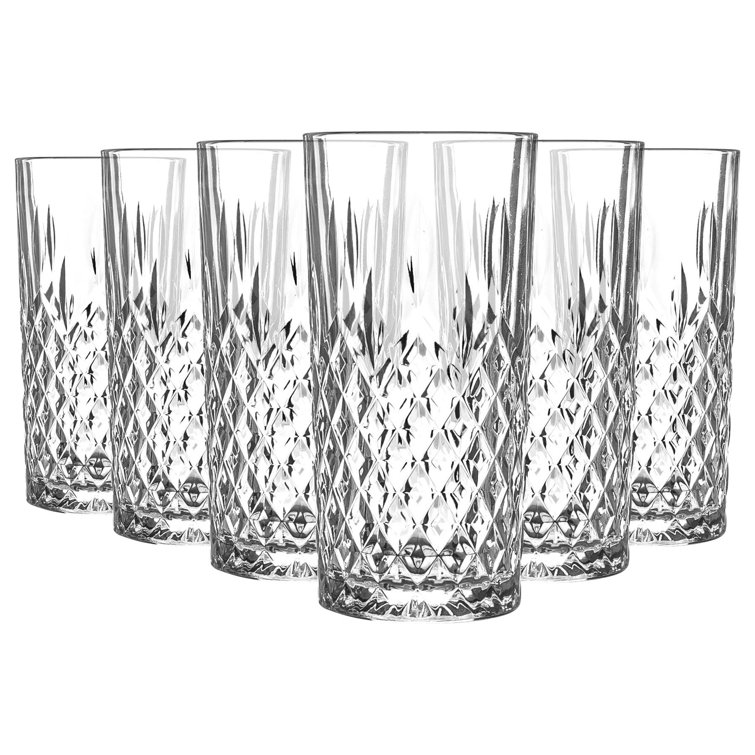 LAV 6 - Piece 356ml Glass Highball Glass Glassware Set & Reviews ...