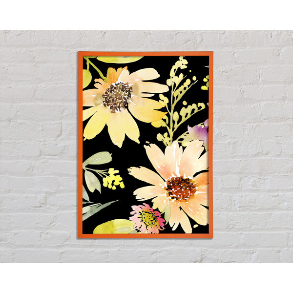 Ophelia & Co. Bowgada Large Golden Petals - Print | Wayfair.co.uk