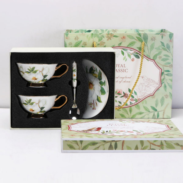 MESEVEN Ceramic Ceramic Cup and Sauser Set | Wayfair