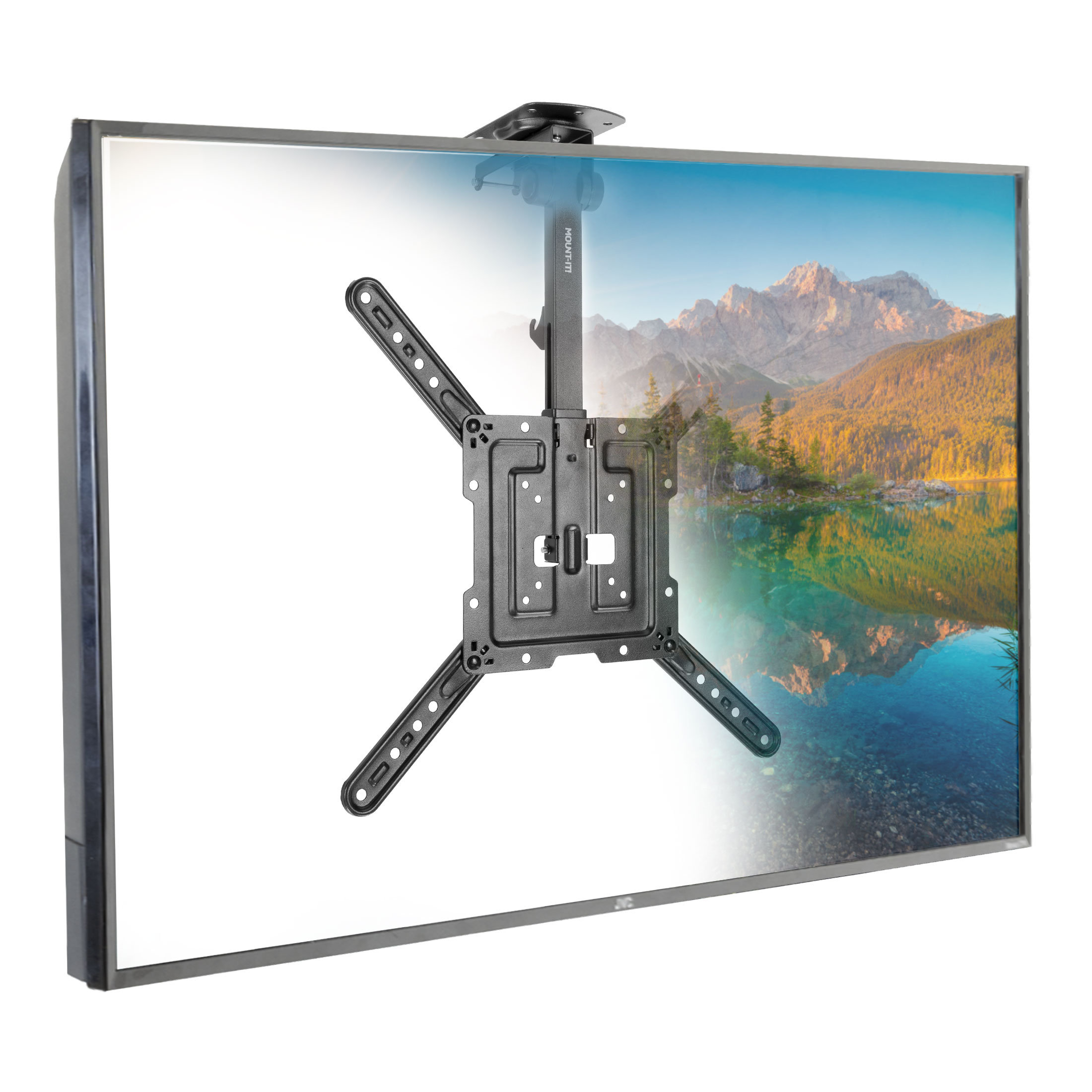 Mount-it Mount-It Black Tilt Ceiling Mount Holds up to 44lbs & Reviews ...