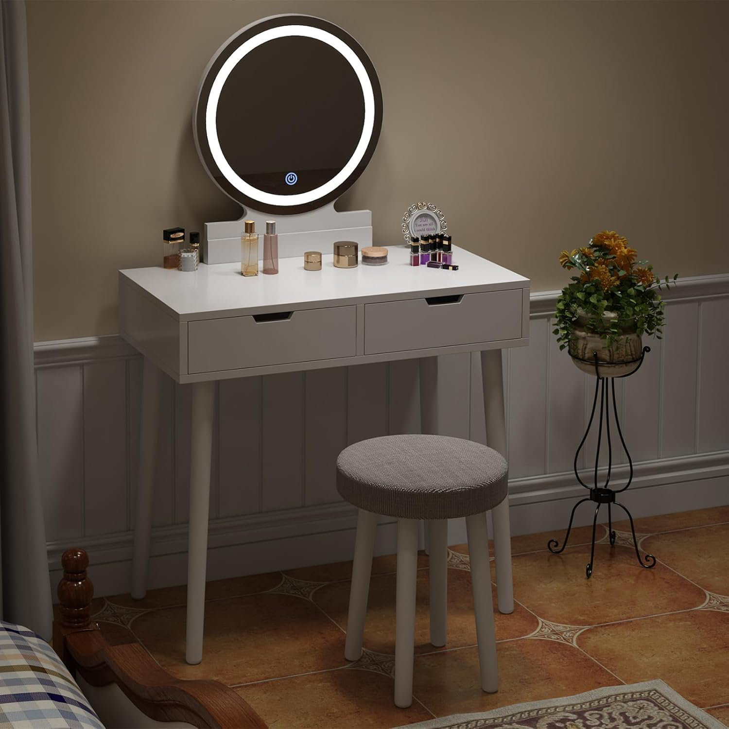 Wrought Studio™ Lerato Vanity & Reviews | Wayfair