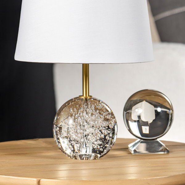 Mercer41 17" Clear Crystal Table Lamp & Reviews | Wayfair