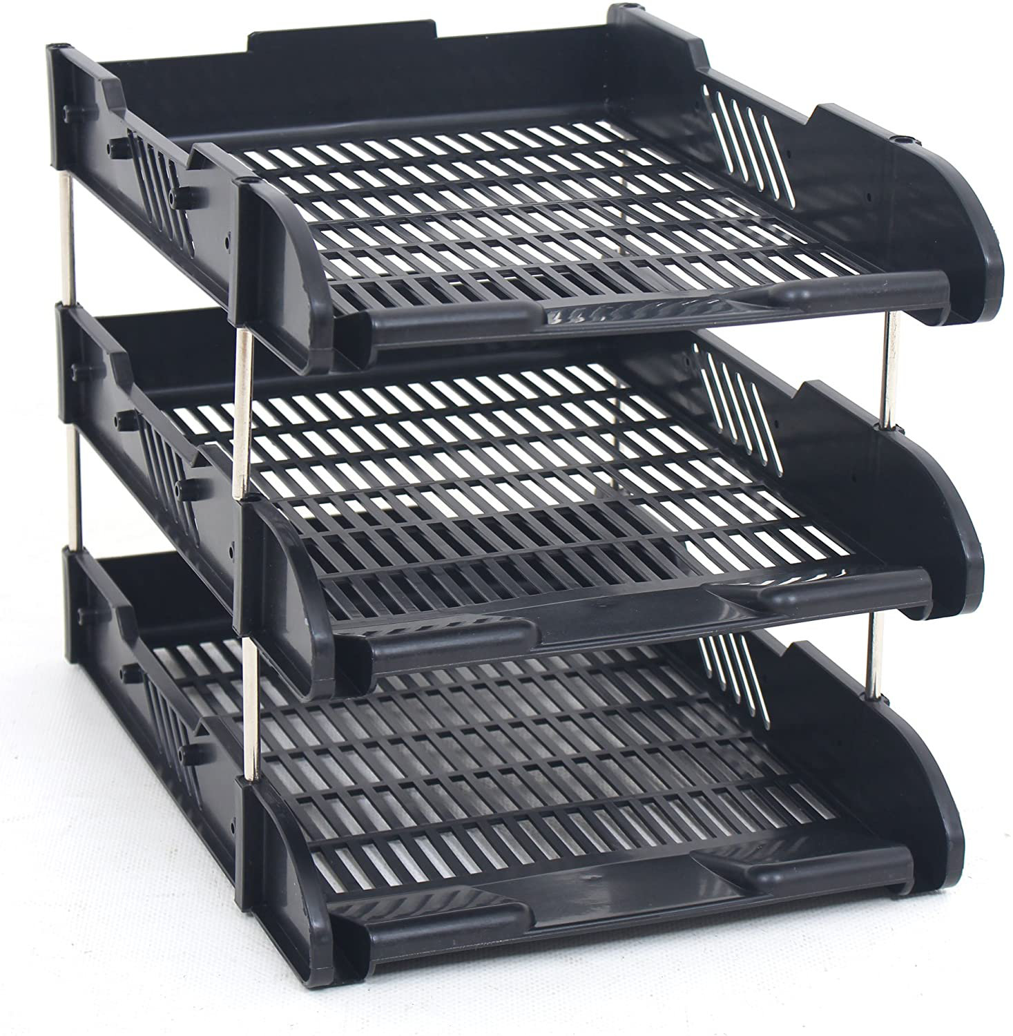 Inbox Zero Office Letter A4 Paper Document Trays Stackable Desktop ...
