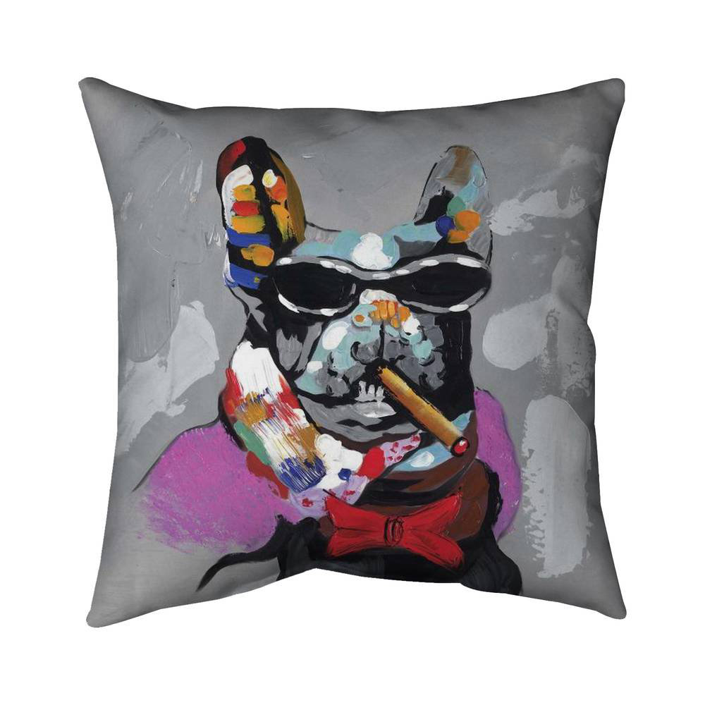 Begin Edition International Inc. Abstract Bulldog With Cigar - Double ...