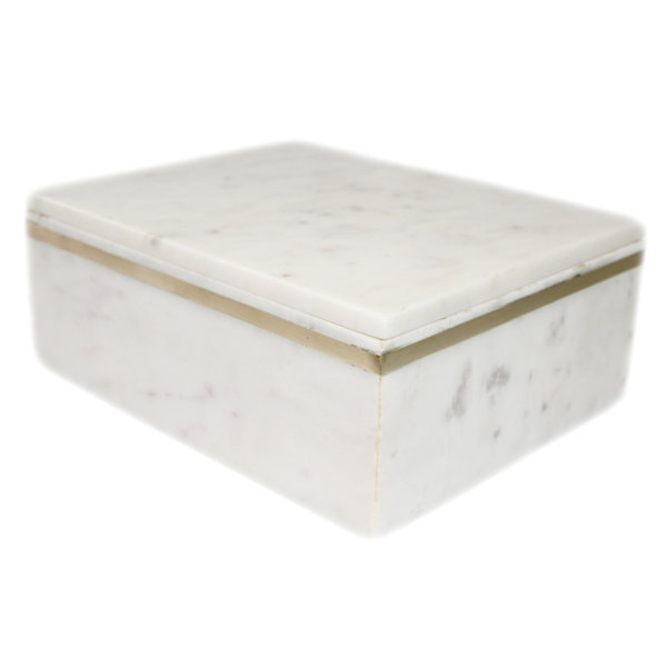 Greyleigh™ Elland Marble Decorative Box & Reviews | Wayfair