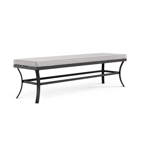 greemotion Metal Outdoor Bench | Wayfair