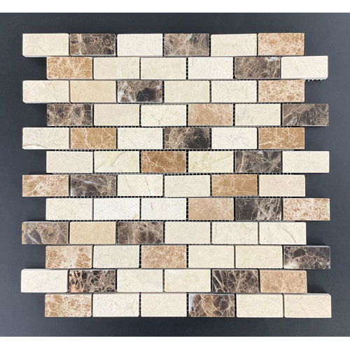 ES Stone 1" x 2" Natural Stone Mosaic Tile & Reviews | Wayfair