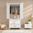 Trent Austin Design Retro Wardrobe Cabinet with 2 Drawers and Hanging ...