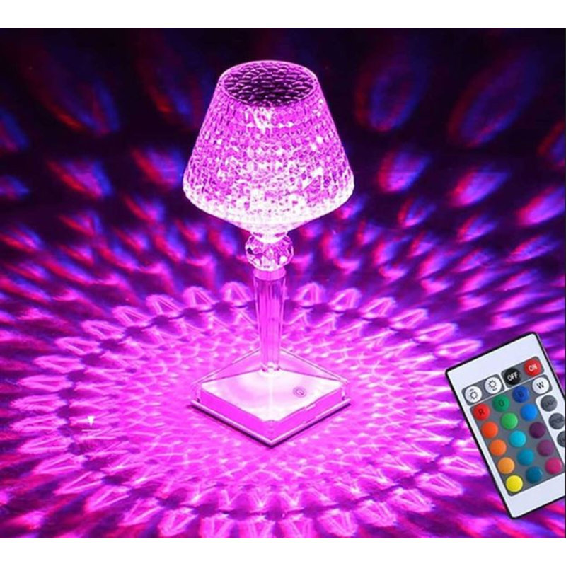 Elements 16-Color LED Rechargeable Portable Tabletop Lamp | Wayfair