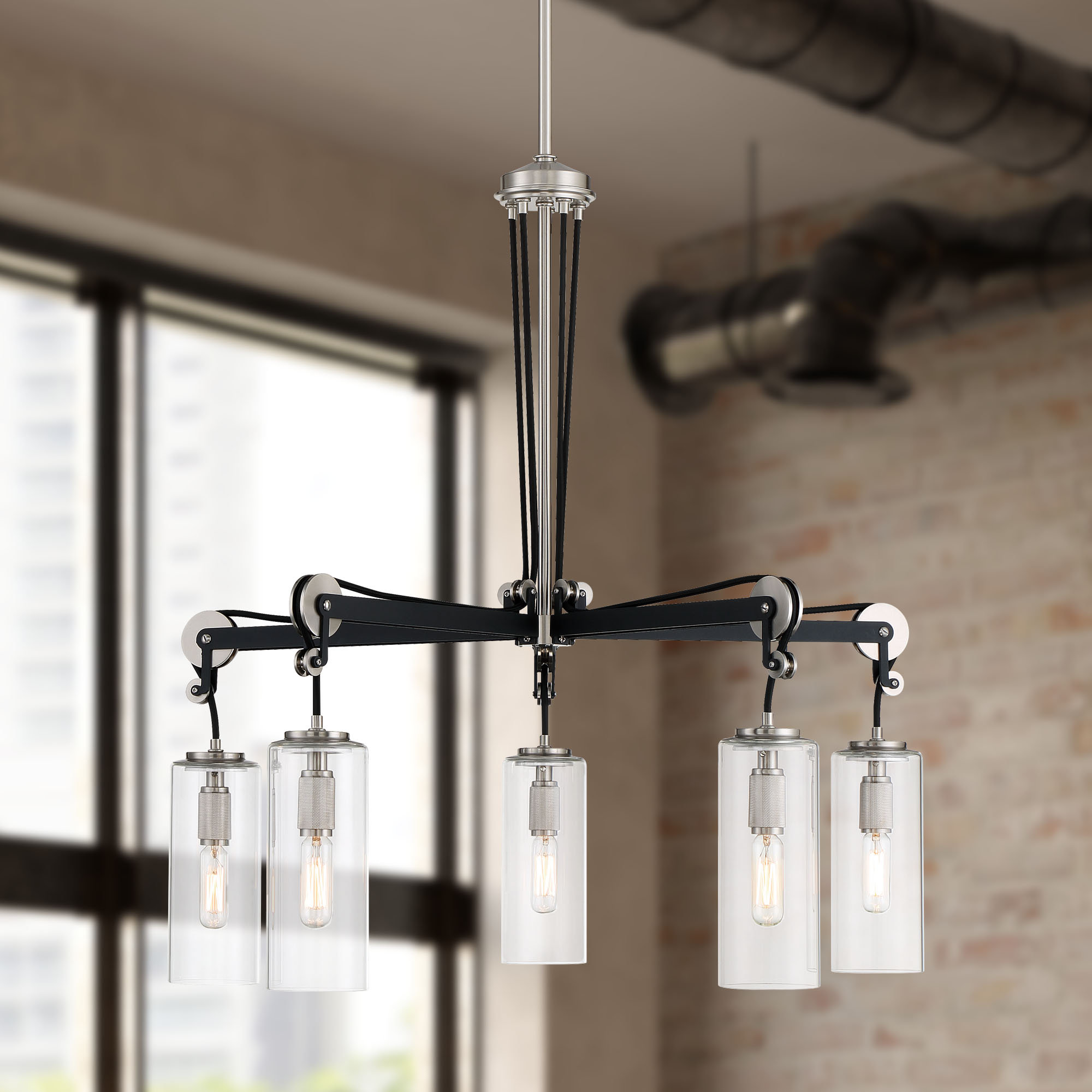 Minka Lavery Pullman Junction - 5 Light Chandelier | Wayfair