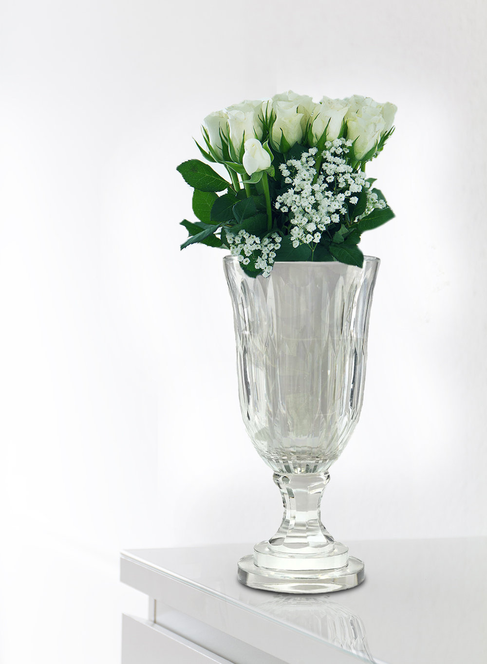 House of Hampton® Geffner Glass Table Vase | Wayfair