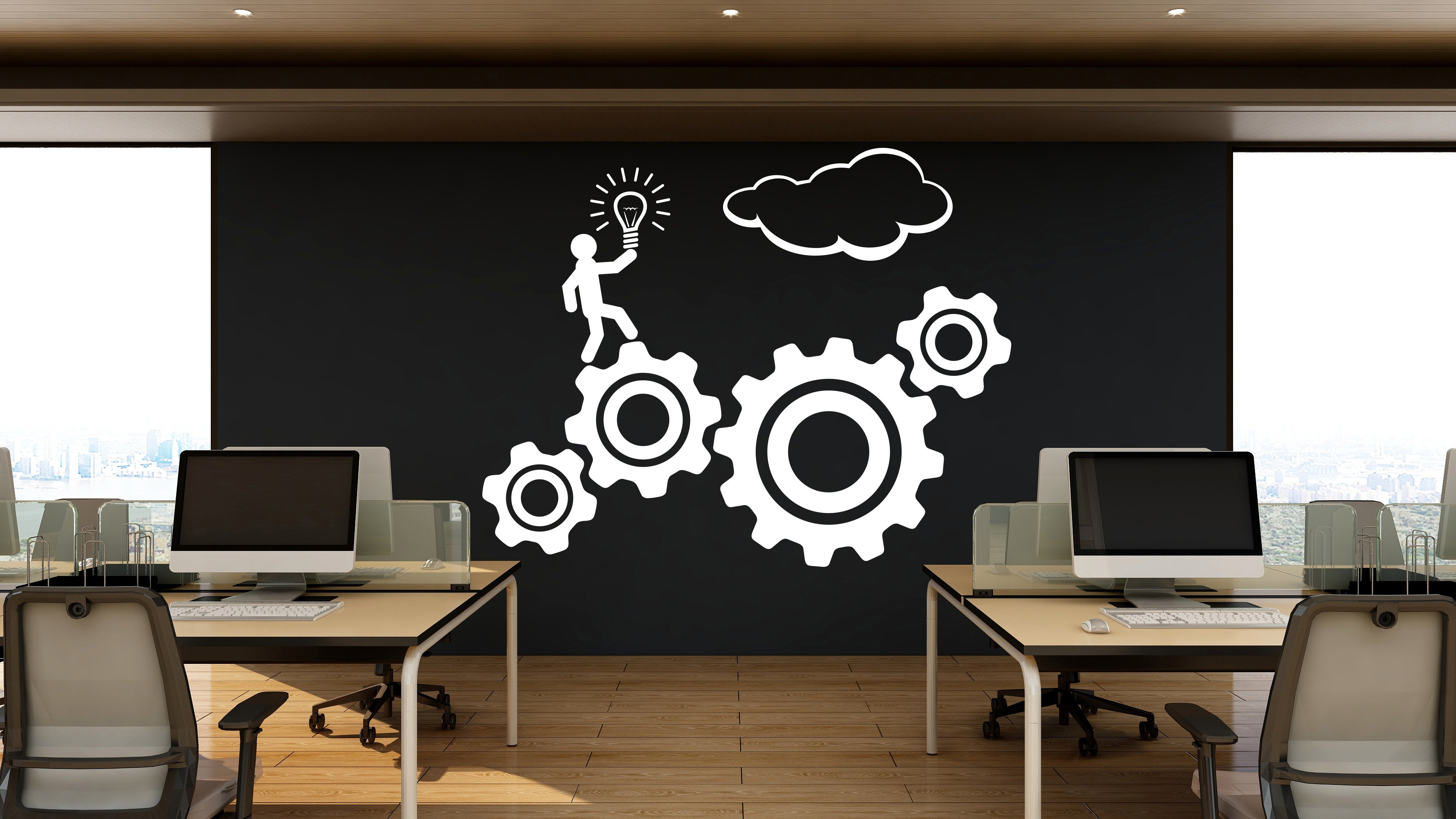 Trinx Office Wall Decor Office Wall Decal Idea Teamwork Business ...