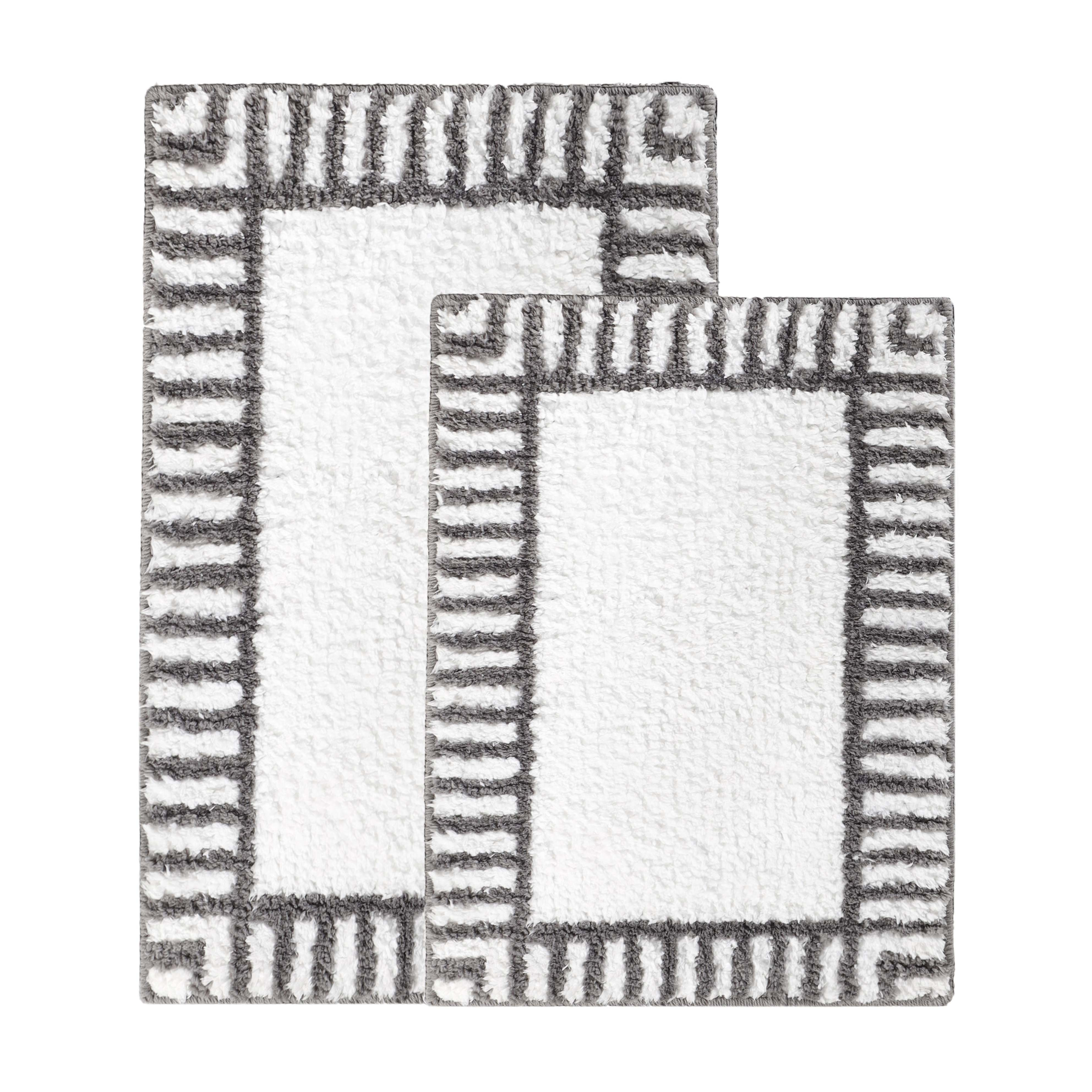 Laurel Foundry Modern Farmhouse® Inaya Modern Striped Plush Tufted Shag ...