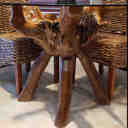 Union Rustic Otto Solid Wood Dining Table & Reviews | Wayfair