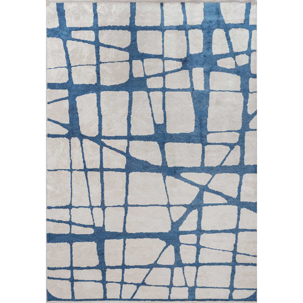 Lofy Shell Cotton Geometric Indoor Rug | Wayfair