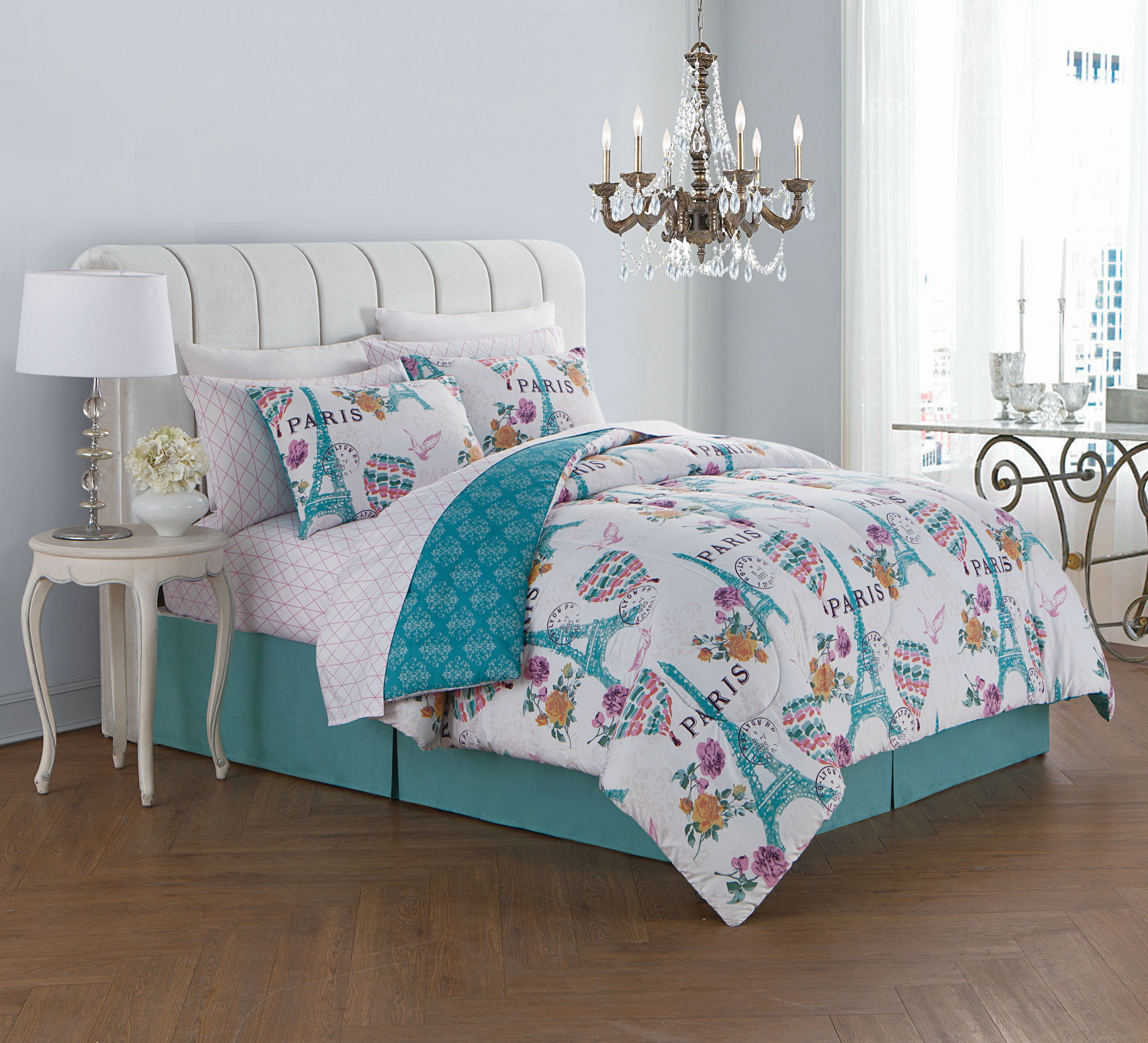 Geneva Home Fashion Darcy Reversible Comforter Set & Reviews | Wayfair