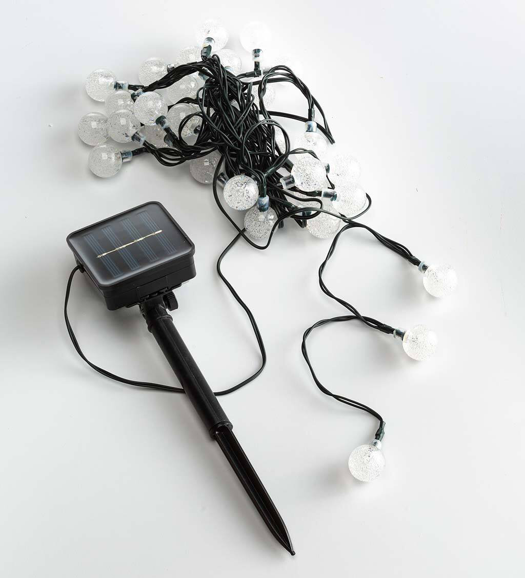 Plow & Hearth 1' LED No Power Source Required 50 - Bulb Novelty String ...