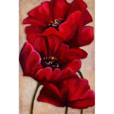 red flower artwork