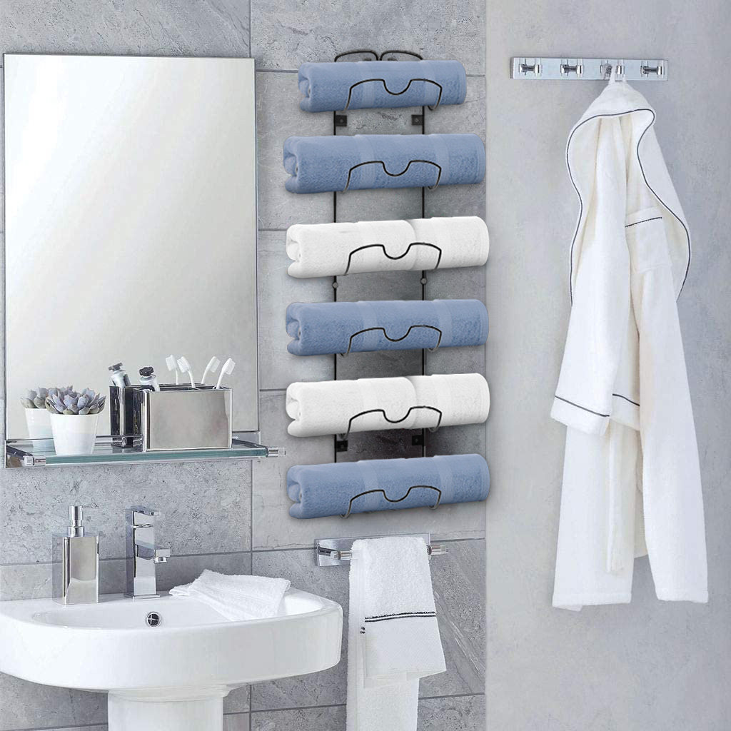 Alex Smart Home Bathroom Wall Mounted Towel Rack & Reviews | Wayfair
