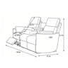 Latitude Run® Modern Power Reclining Living Room Set - 3-Seat Sofa With ...