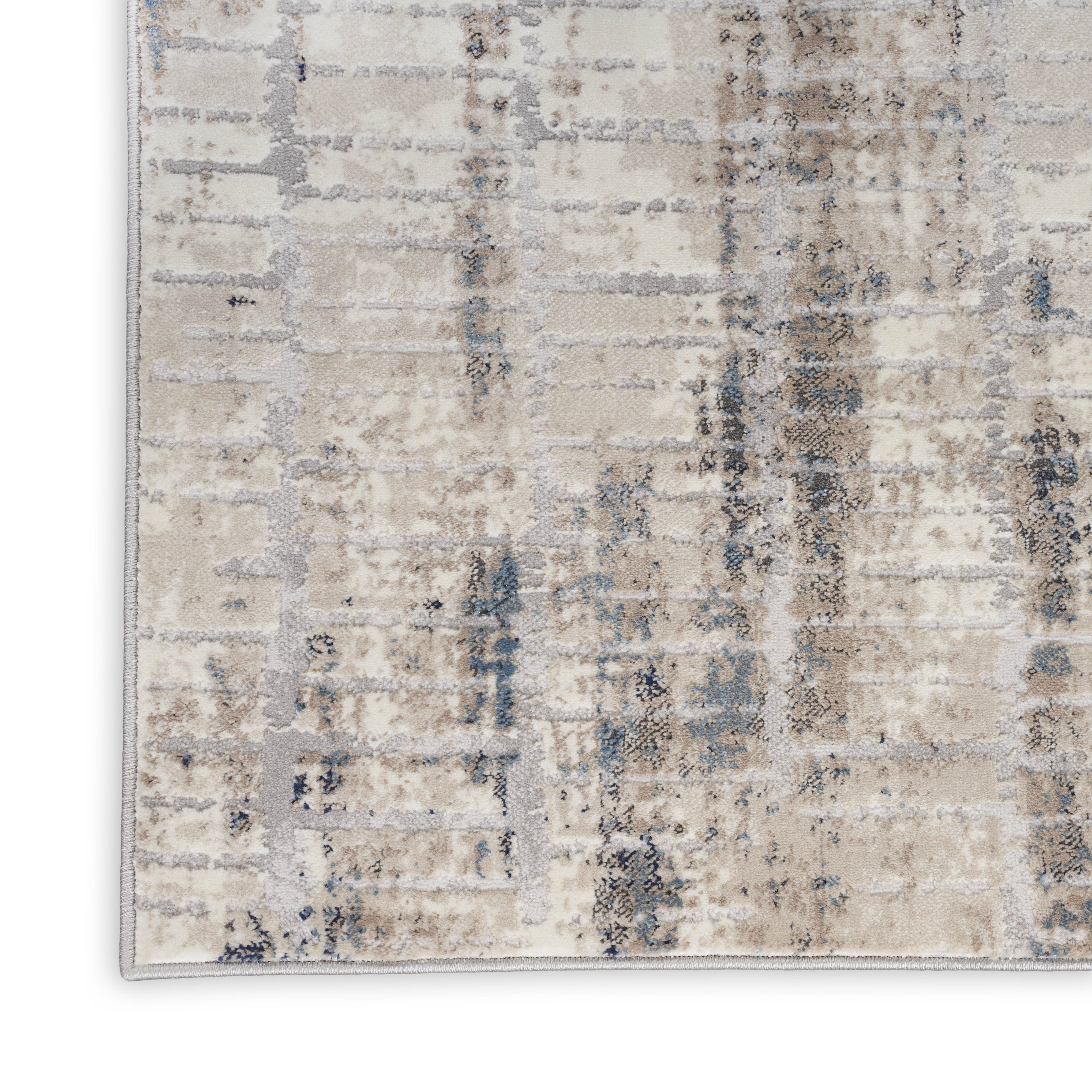 Calvin Klein CK022 INFINITY Ivory/Grey/Blue Area Rug | Wayfair.ie