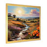 Red Barrel Studio Farm Summer Fauvist Field II - Countryside Canvas Art ...