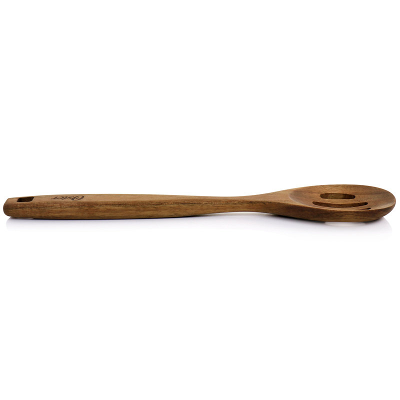 Oster Acacia Wood Slotted Spoon Cooking Utensil | Wayfair