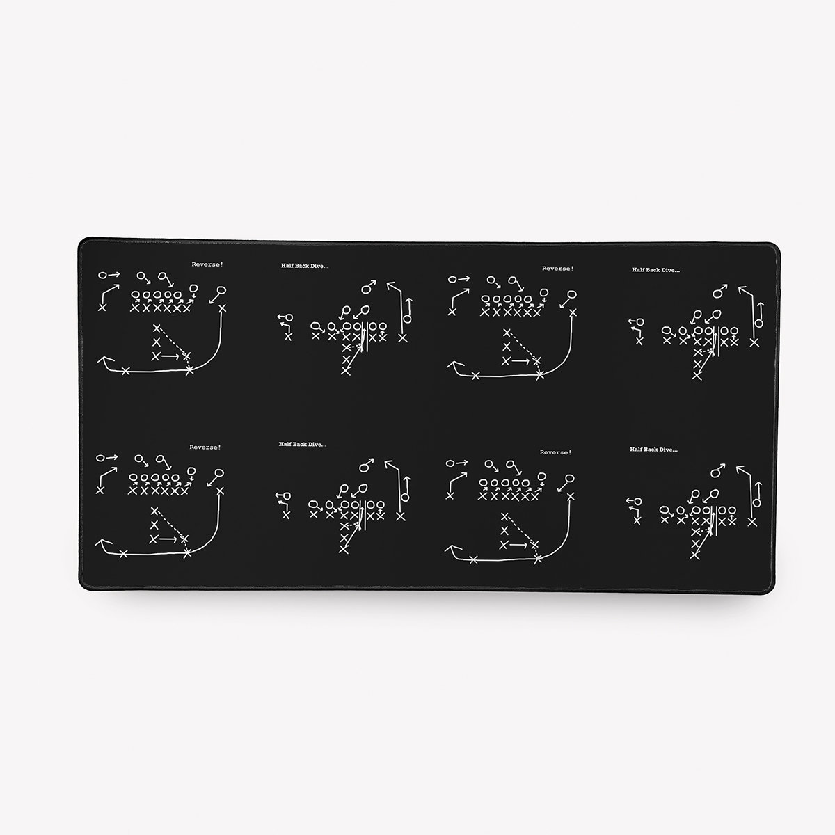 East Urban Home Maximo Large Half Back Dive Desk Pad | Wayfair