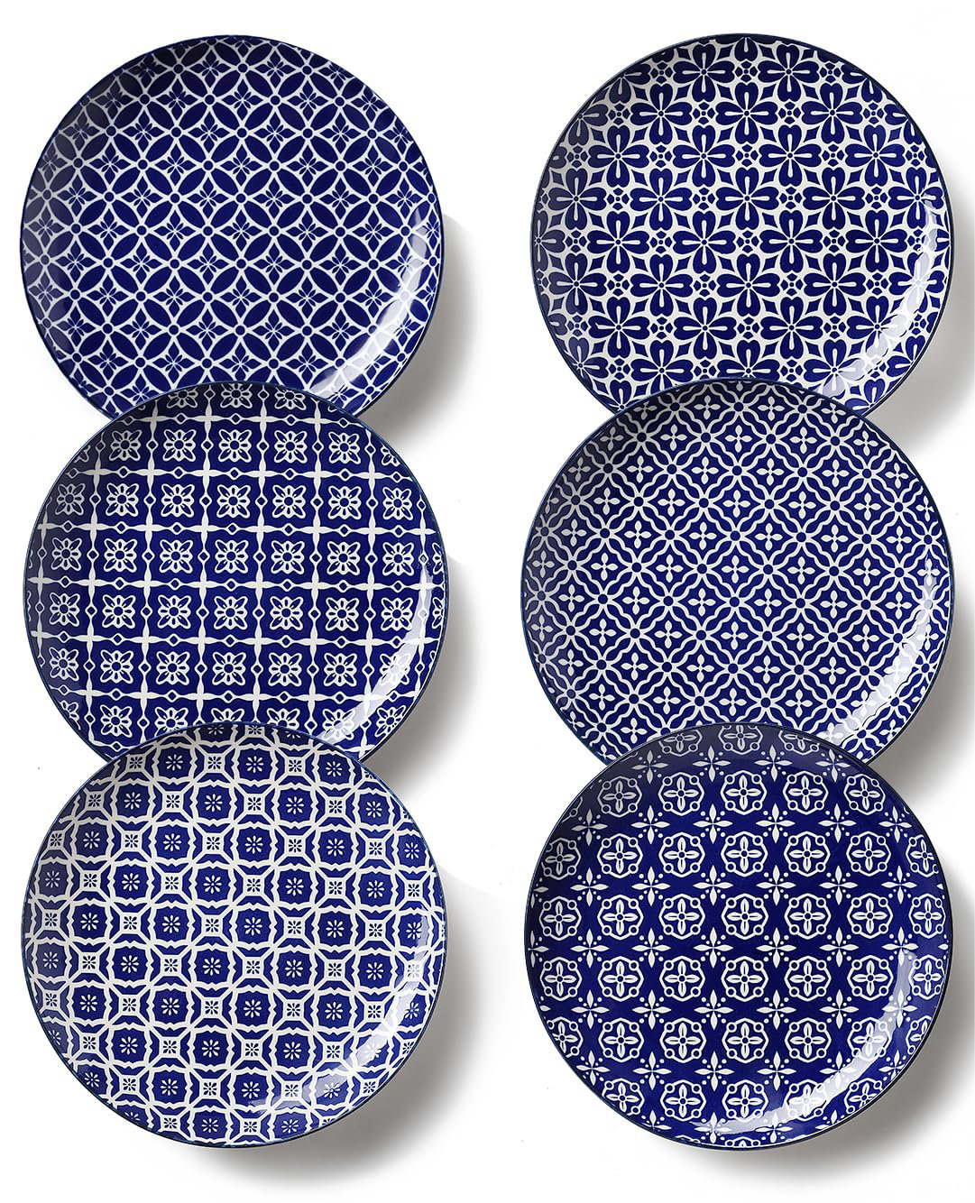 Breakwater Bay Salad Plates,Dessert Plates,Ceramic Plate Set,Set Of 6 ...