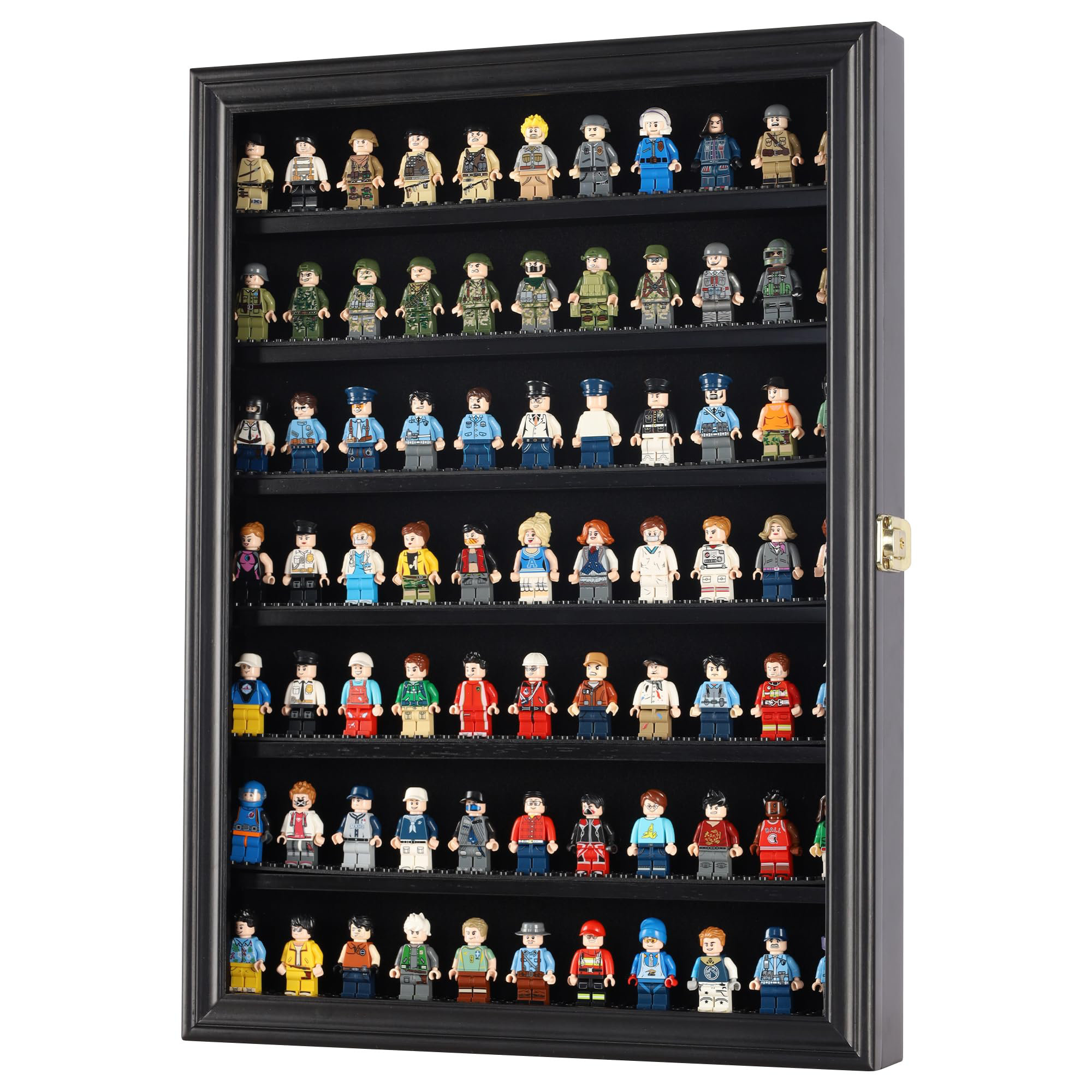 BIGOWY Display Case - Building Block Toy Minifigures Display Case ...