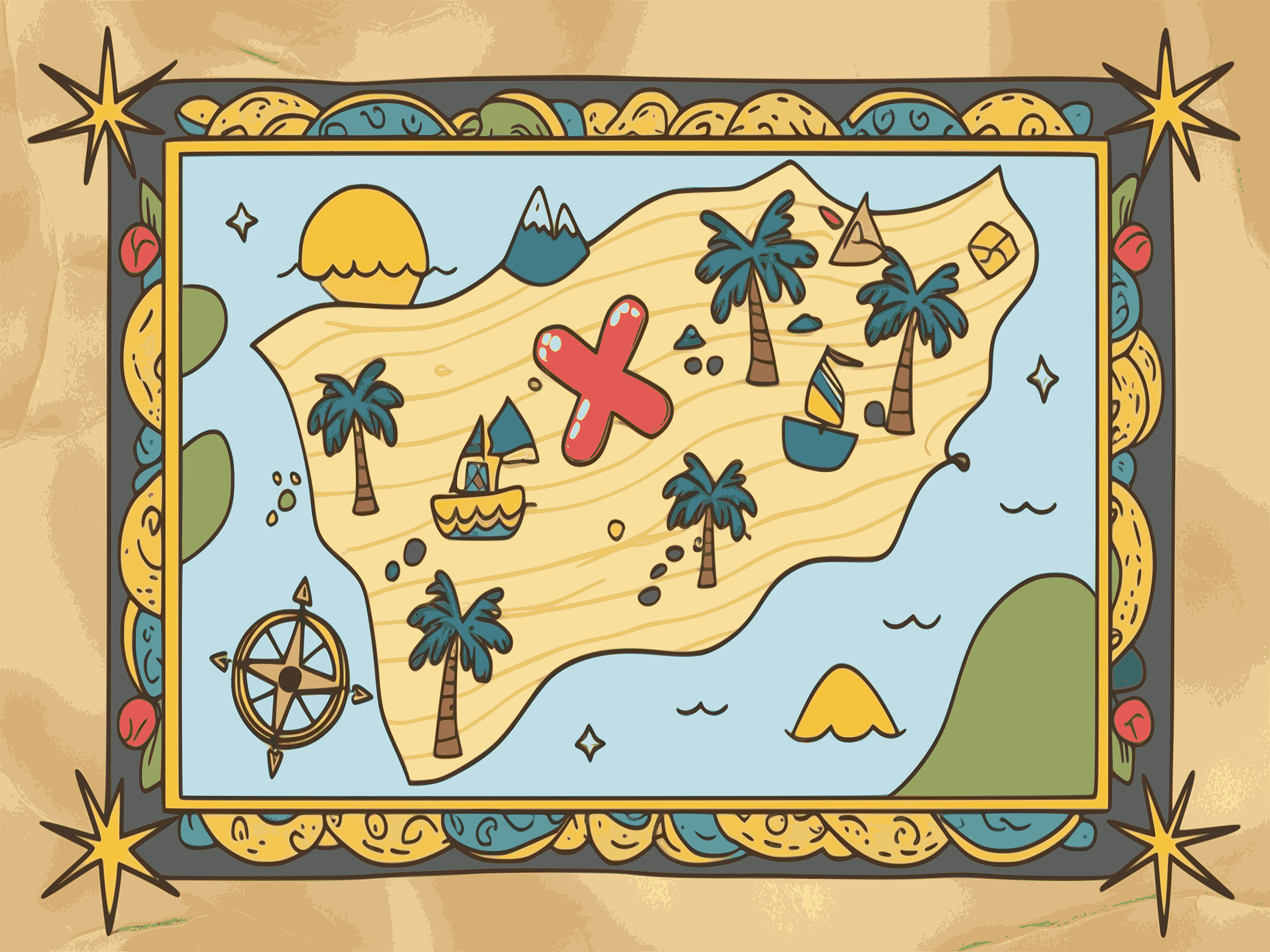 Sunside Sails Pirates Ocean Kids Rug | Wayfair