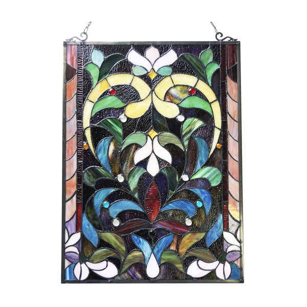 August Grove® Henninger Geometric Window Panel | Wayfair