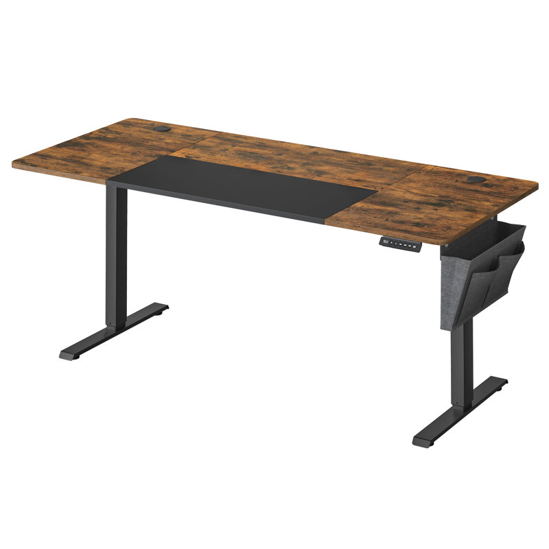 Williston Forge 160cm W Height Adjustable Rectangle Standing Desk ...