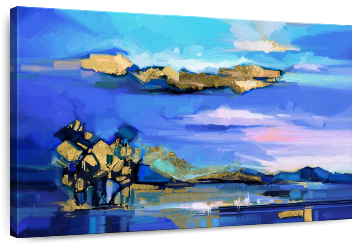 Wade Logan Avery Abstract Landscape Acrylic - Wayfair Canada