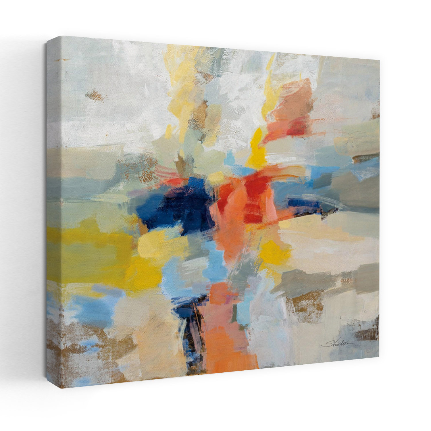 Latitude Run® Contemporary Island Fiesta With Abstract Black Art ...