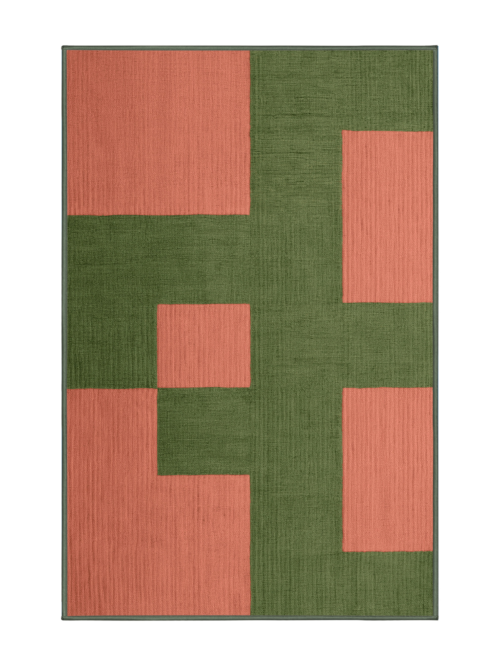 Corrigan Studio® Machine Washable Checkered Green Area Rug | Wayfair