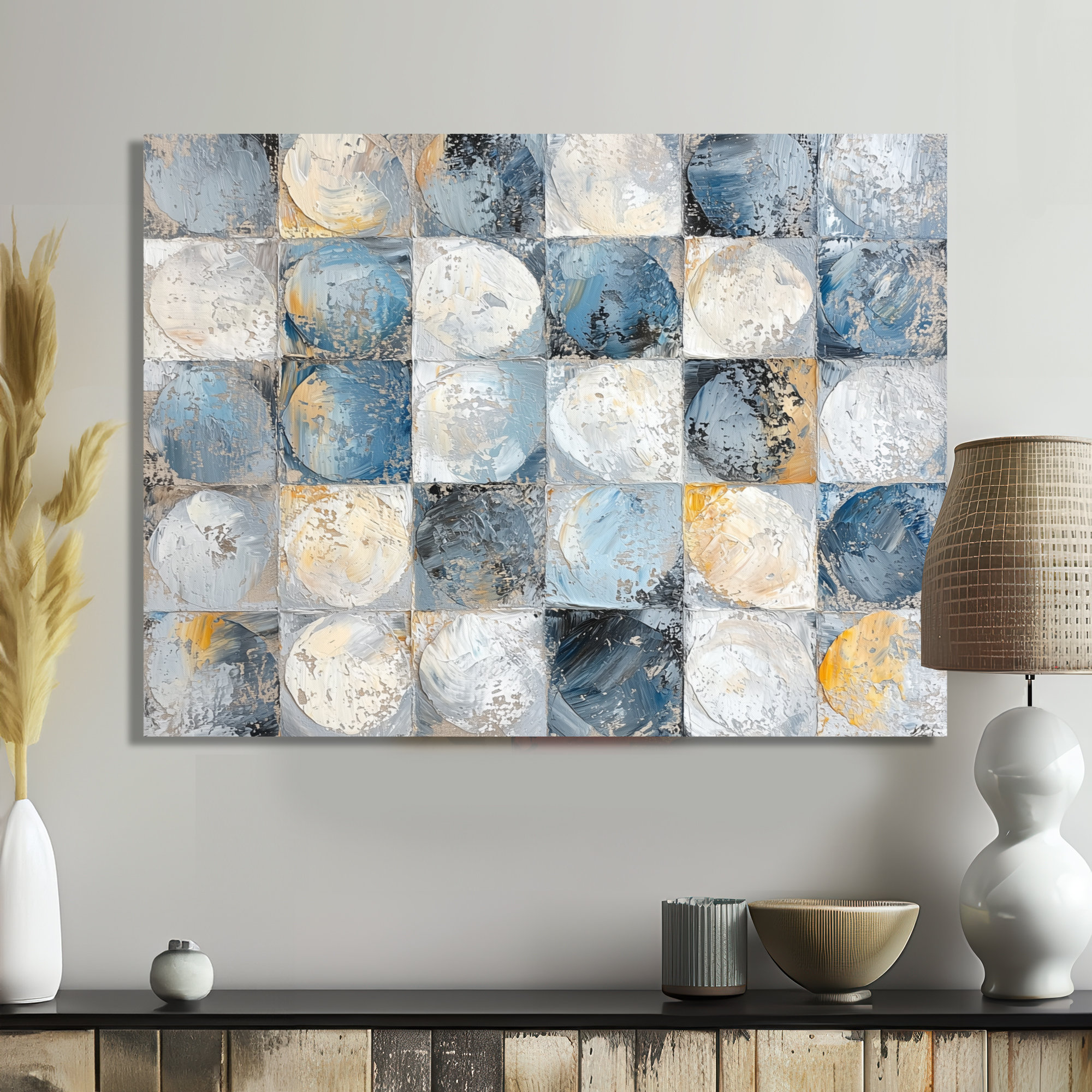 Ivy Bronx Wigley - Geometric Wall Art | Wayfair