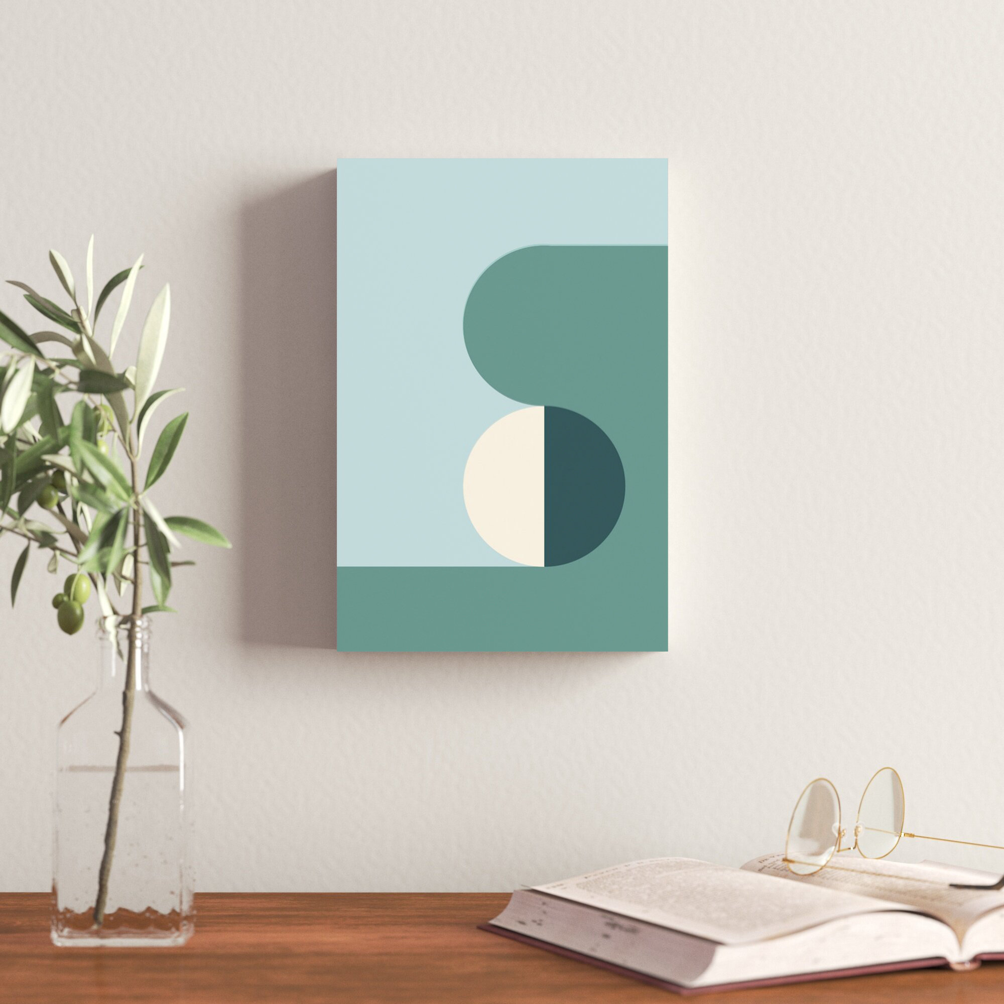 Brayden Studio 'Rounded Edge' - Wrapped Canvas Print - Wayfair Canada